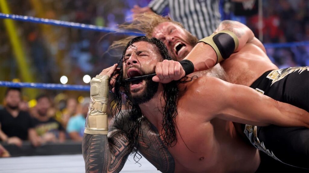 Edge Gets 2021's Loudest Reaction From WWE Fans; Roman Reigns Taps Out!