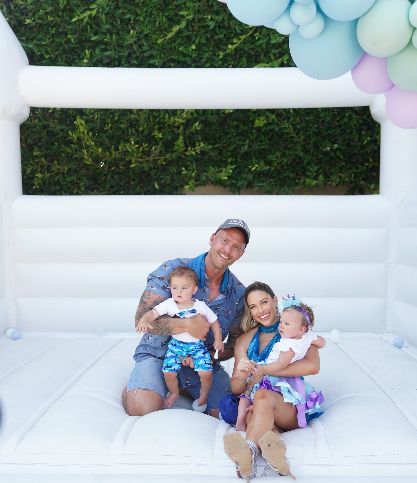 Ex WWE Star Kelly Kelly Throws Themed Party For 1st Birthday Of Her Twins