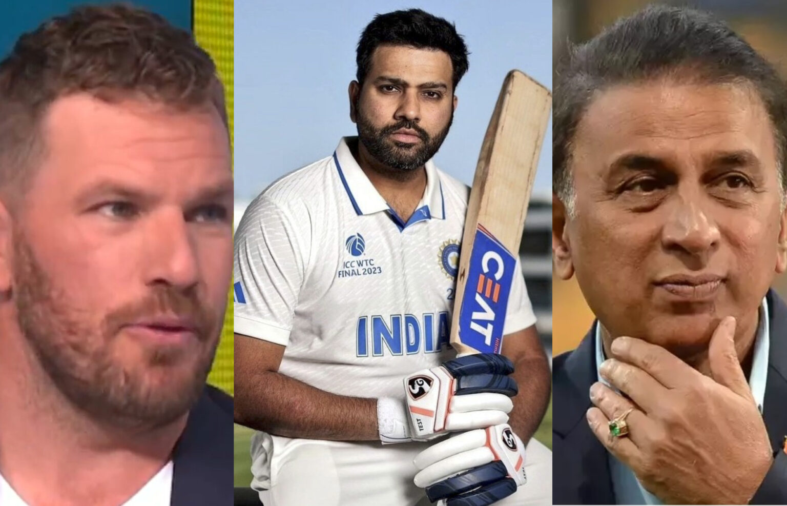 Aaron Finch Unhappy With Sunil Gavaskar Suggesting Replacing Rohit ...