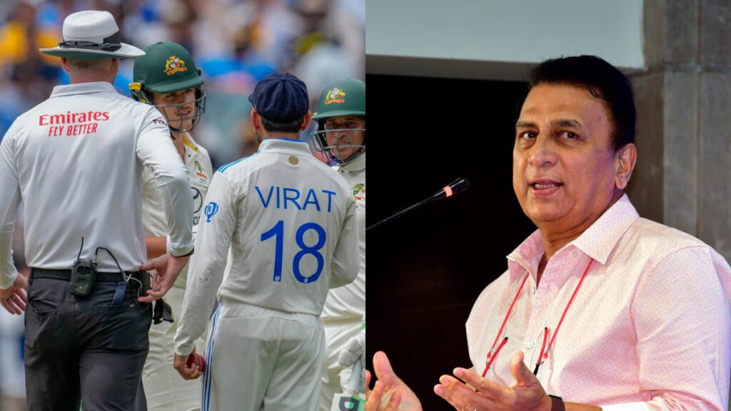 'Expect Some Fines"- Sunil Gavaskar On Virat Kohli Hitting Sam Konstas